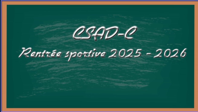 Rentrée sportive 2025-2026 - CSAD-C